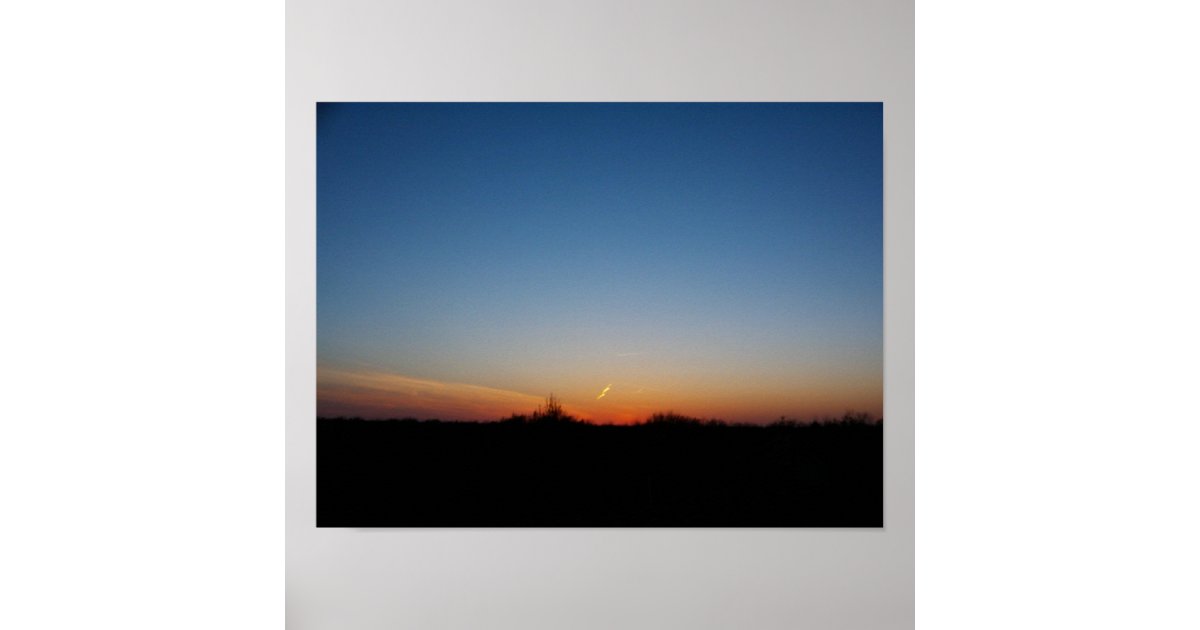 West Texas Sunset Poster | Zazzle