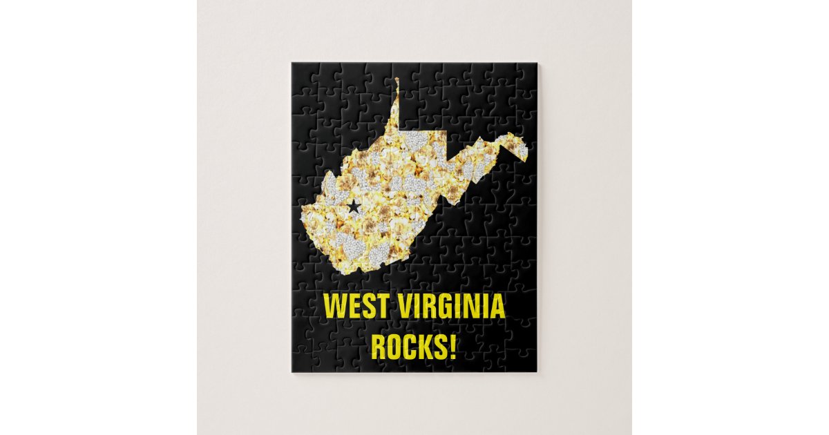 WEST VIRGINIA JIGSAW PUZZLE | Zazzle
