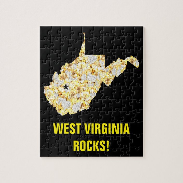 WEST VIRGINIA JIGSAW PUZZLE | Zazzle.com