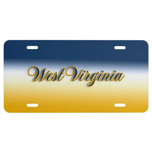 West Virginia License Plate | Zazzle