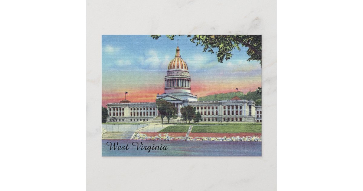 West Virginia State Capitol Postcard | Zazzle