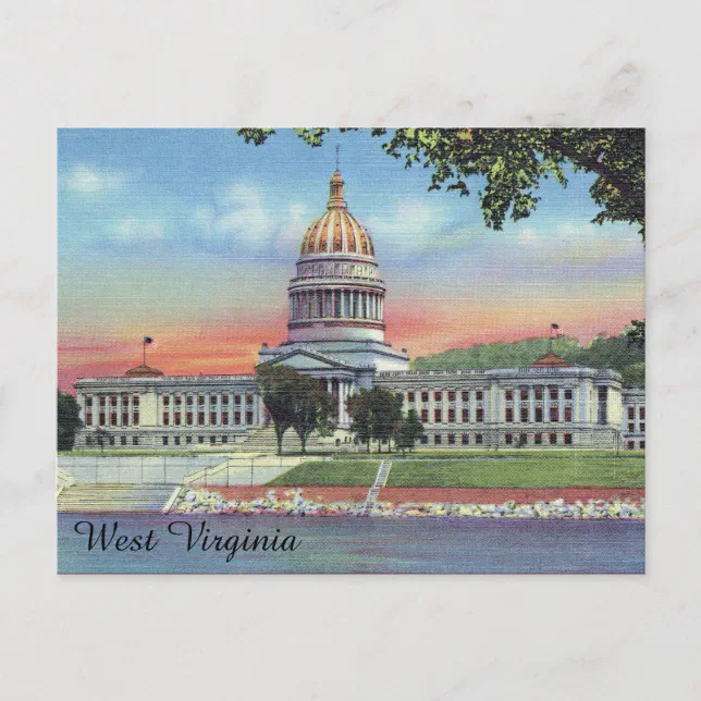 West Virginia State Capitol Postcard | Zazzle