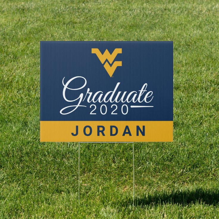 West Virginia University 2020 Graduate Sign | Zazzle