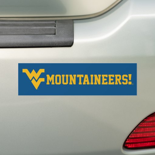 West Virginia University Bumper Sticker | Zazzle