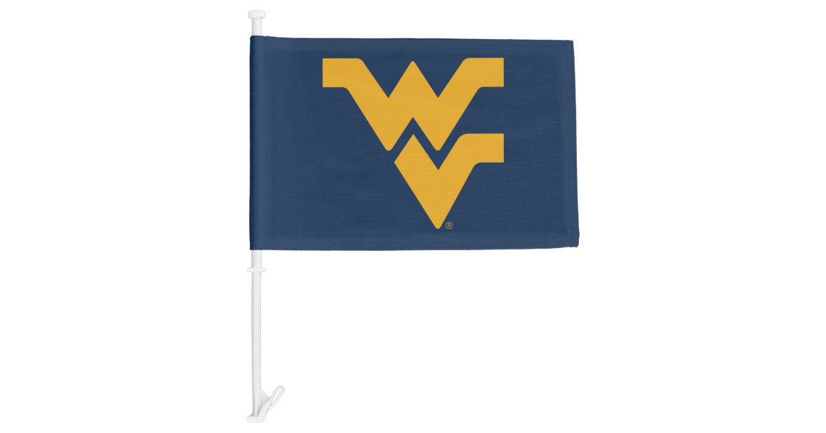 West Virginia University Car Flag | Zazzle