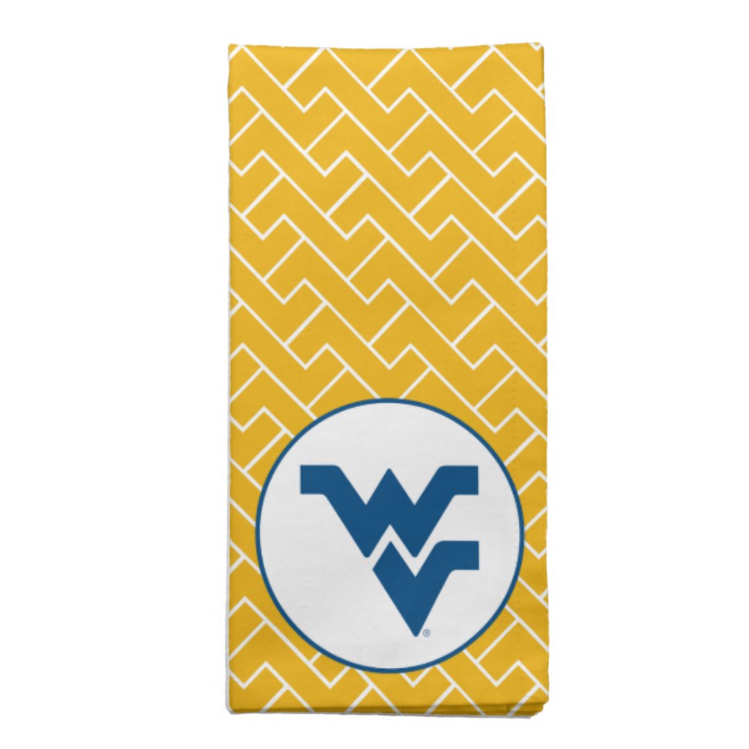 West Virginia University Flying WV Cloth Napkin | Zazzle