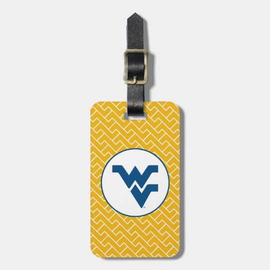 West Virginia University Flying WV Luggage Tag | Zazzle.com