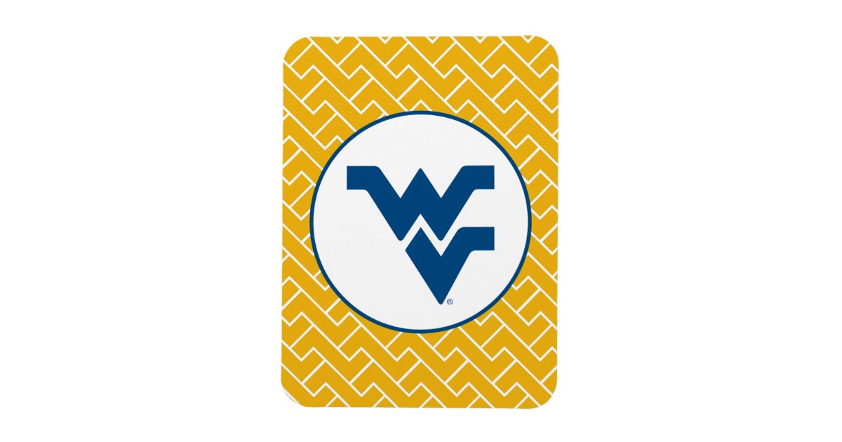 West Virginia University Flying WV Magnet | Zazzle