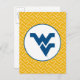 West Virginia University Flying WV Postcard | Zazzle