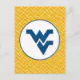 West Virginia University Flying WV Postcard | Zazzle