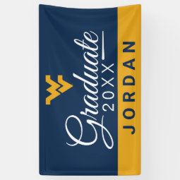 West Virginia University Graduate Banner | Zazzle