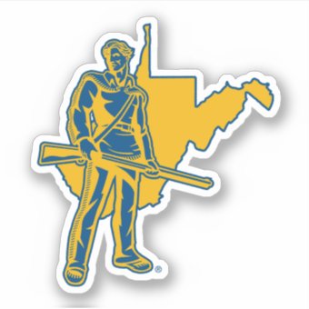 West Virginia University Mountaineers Sticker | Zazzle