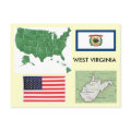 West Virginia, USA Postcard | Zazzle