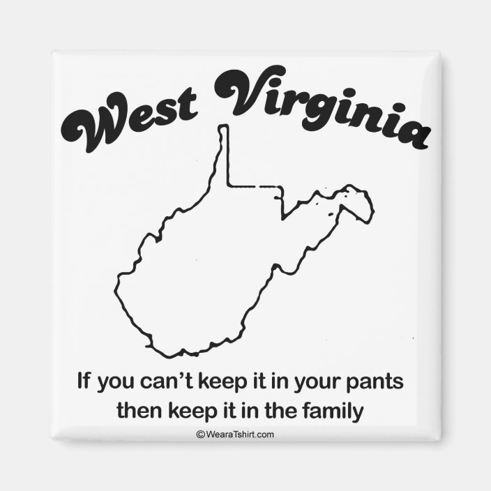 WEST VIRGINIA - "WEST VIRGINIA STATE MOTTO" T-shir Magnet | Zazzle.com