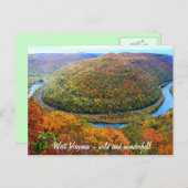 West Virginia Wild and Wonderful postcard | Zazzle