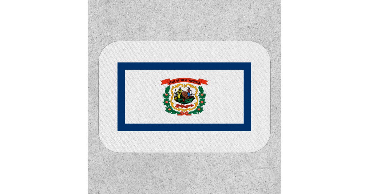 West Virginian Flag, Flag of West Virginia Patch | Zazzle