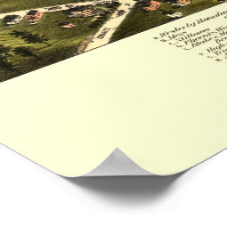 Westerly, RI Panoramic Map - 1877 Poster | Zazzle