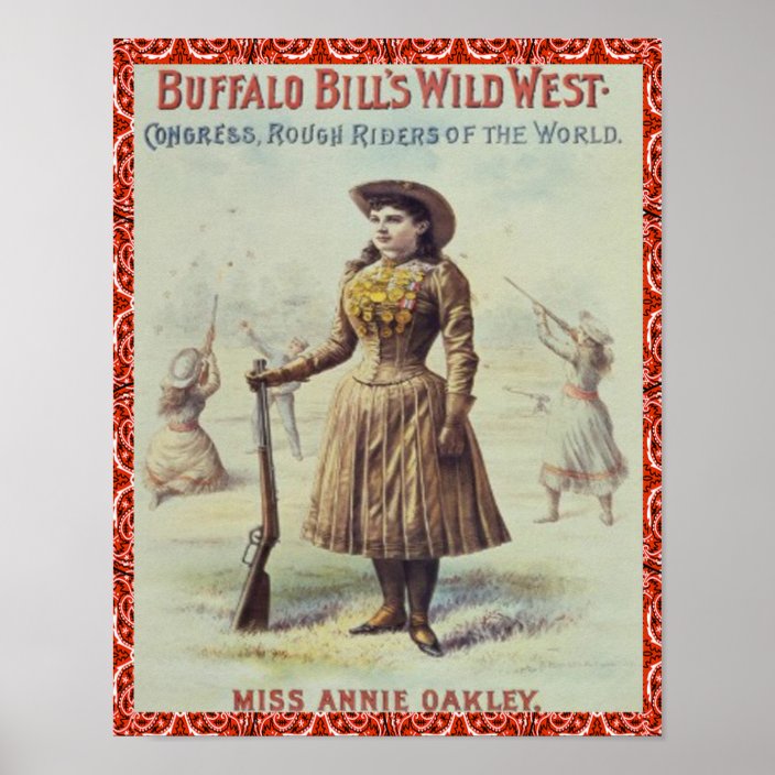 Western Annie Oakley Poster | Zazzle.com