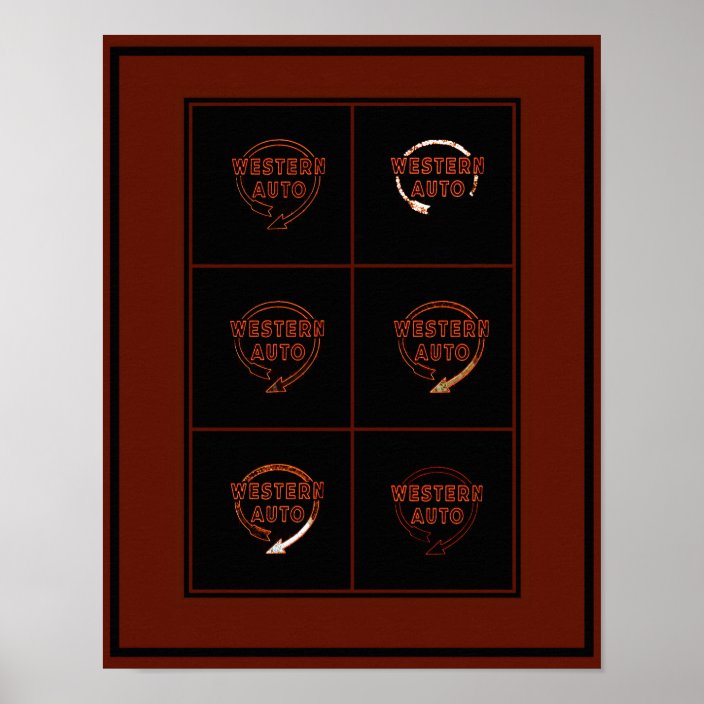 Western Auto Building Sign, Kansas City, Missouri Poster | Zazzle.com