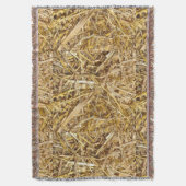 Western Bale Of Hay Print Throw Blanket | Zazzle