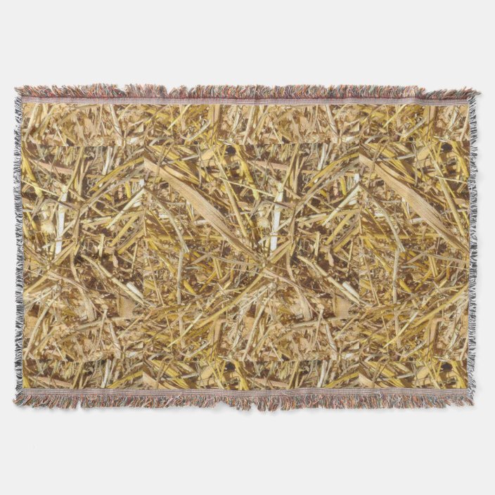 Western Bale Of Hay Print Throw Blanket | Zazzle.com
