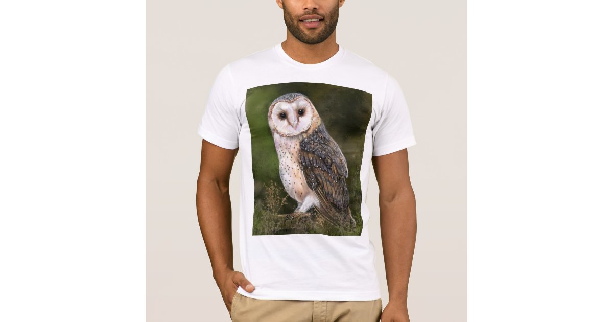 Western Barn Owl T-Shirt | Zazzle