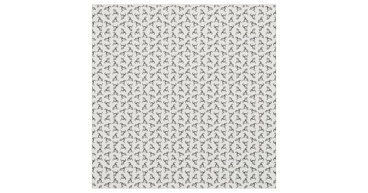 Western Bull Horns Antique Art CUSTOM BG COLOR Fabric | Zazzle