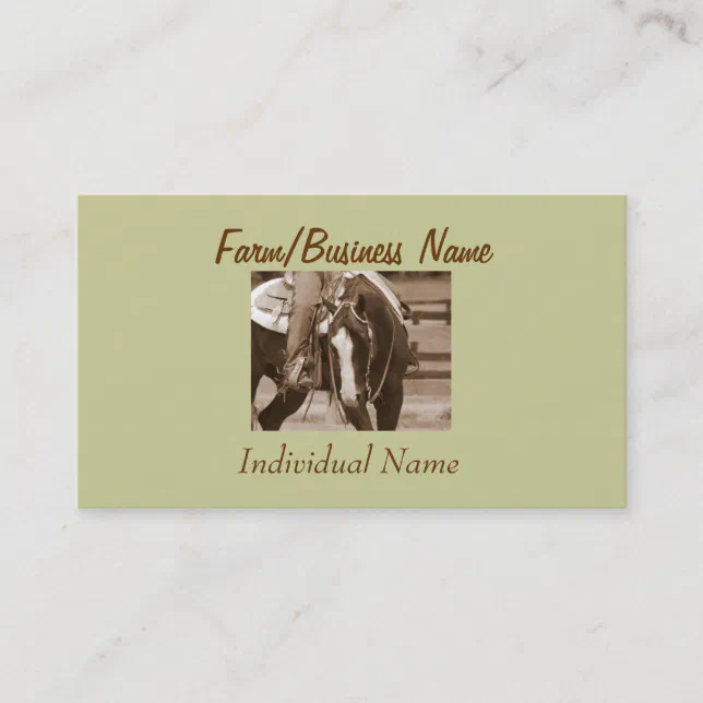 Western Business Card | Zazzle