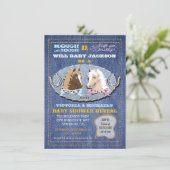 Western Colt or Filly Gender Reveal Baby Shower Invitation | Zazzle