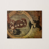 Western Country Rodeo cowboy boot Lasso Rope Jigsaw Puzzle | Zazzle