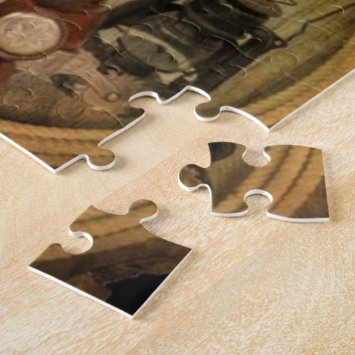 Western Country Rodeo cowboy boot Lasso Rope Jigsaw Puzzle | Zazzle