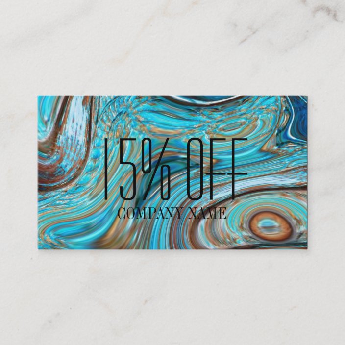 western country turquoise swirls watercolor discount card | Zazzle.com