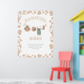 Western Cowboy Baby Shower Pacifier Hunt Poster | Zazzle
