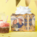 Western Cowboy Cowgirl Couple Congratulations Gift Wrapping Paper | Zazzle
