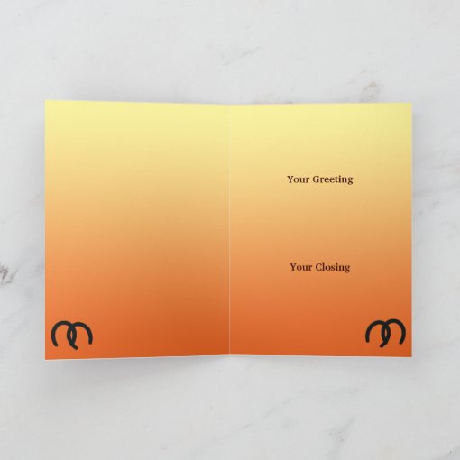 Western Cowboy Custom Greeting Card | Zazzle