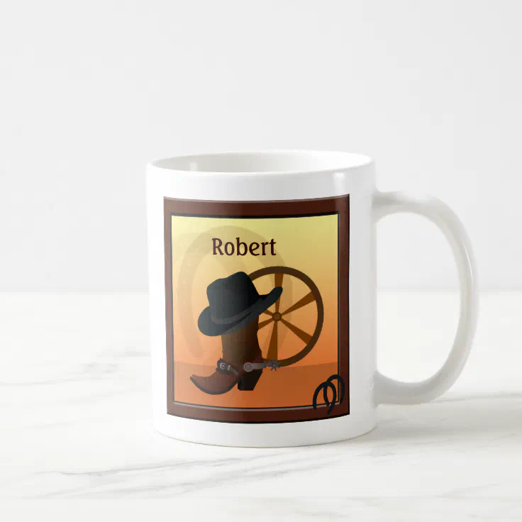 Western Cowboy Custom Mug | Zazzle