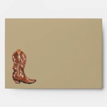 Western Cowboy Envelope | Zazzle