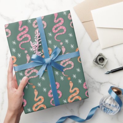 Snake Wrapping Paper