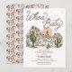 Western Cowgirl Girl Whoa Baby Shower Invitation | Zazzle