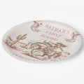 Western Desert Boots Rodeo Birthday Paper Plate | Zazzle