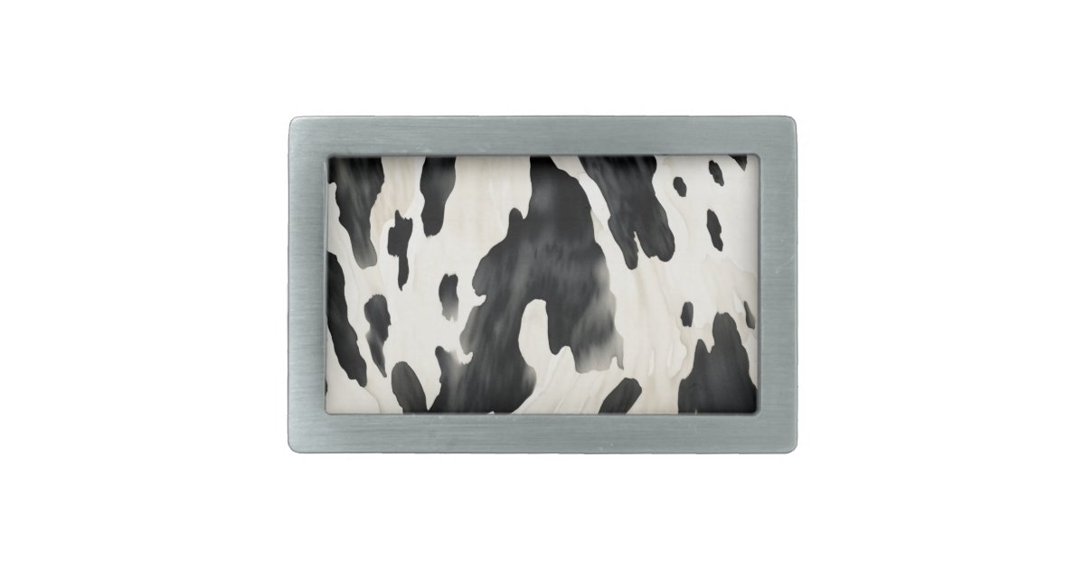 Western Farm Animal Cow Belt Buckle | Zazzle