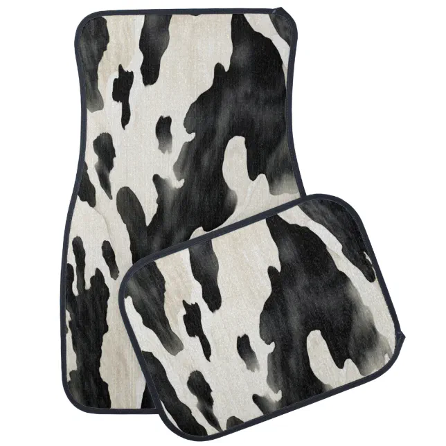 Western Farm Animal Cow Country Car Floor Mat | Zazzle
