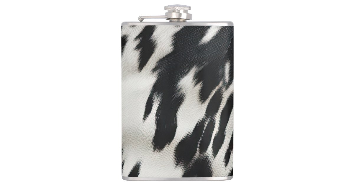 Western Farm Cowhide Flask | Zazzle