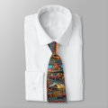 Western Farm Ranch Scenes Large Print Neck Tie | Zazzle
