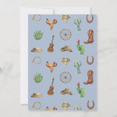 Western First Birthday Rodeo Baby Boy Invitation | Zazzle