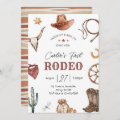 Western First Rodeo Wild West Cowboy Birthday Invitation | Zazzle