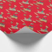 Western Gift Wrapping Bull Riders and Cowboy Hats Wrapping Paper | Zazzle