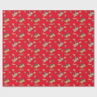Western Gift Wrapping Bull Riders and Cowboy Hats Wrapping Paper | Zazzle