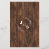 Western I Spy Country Wedding Reception Game Card Flyer | Zazzle