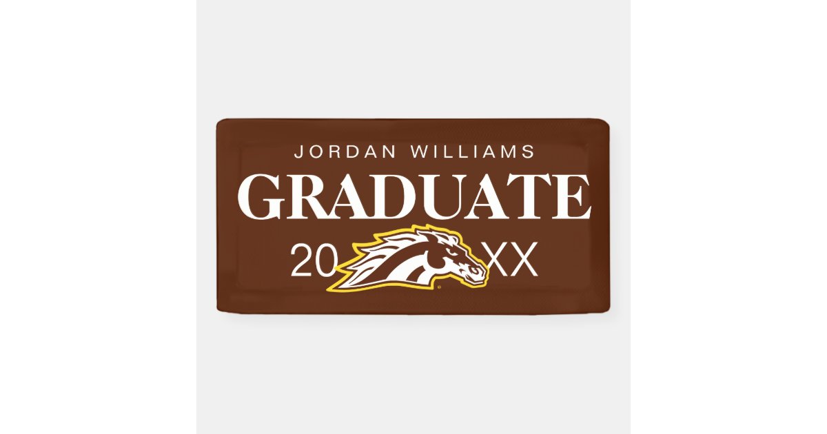 Western Michigan University | Broncos Banner | Zazzle